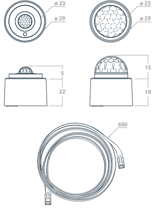 Plug-in sensor upgrade kit | zencontrol
