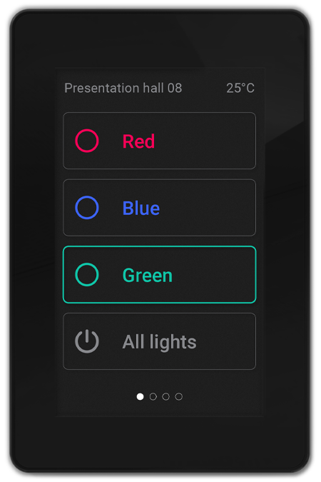 Smart touch display | zencontrol