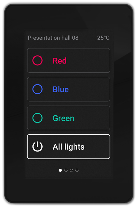 Smart touch display | zencontrol