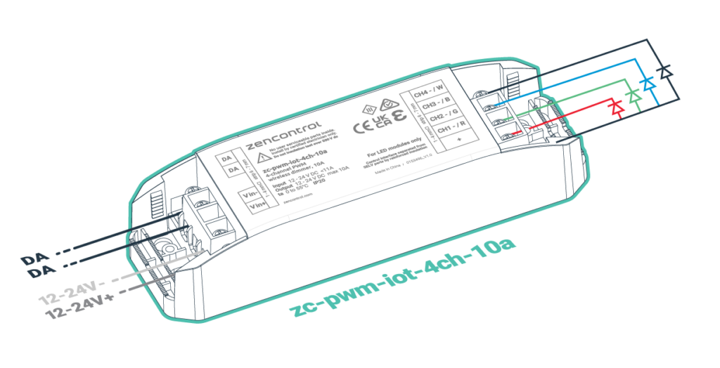 pwm-controller-10a-wiring-schematic_V3 | zencontrol